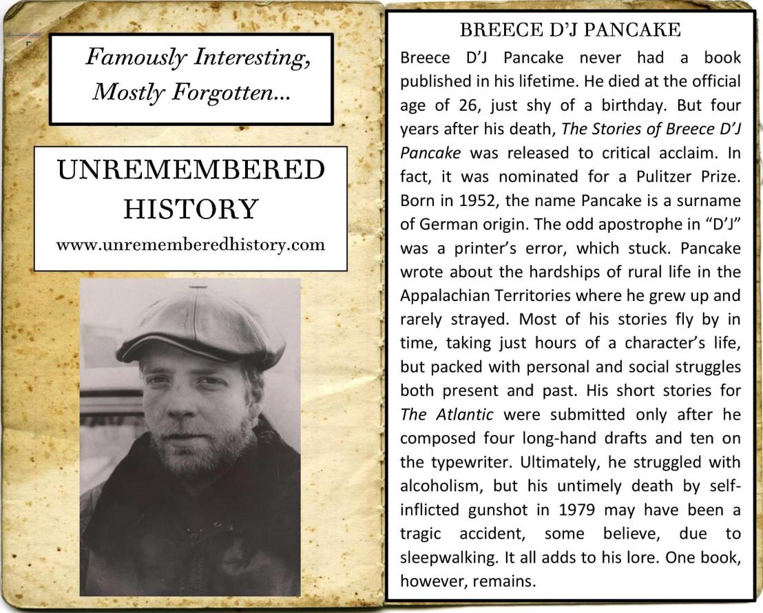 Breece D’J Pancake « UNREMEMBERED