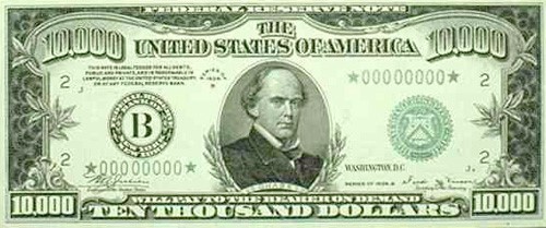 The Once and Still Tendered $10,000 Bill « UNREMEMBERED